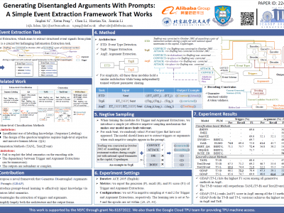 GENERATING DISENTANGLED ARGUMENTS WITH PROMPTS: A SIMPLE EVENT EXTRACTION FRAMEWORK THAT WORKS ...